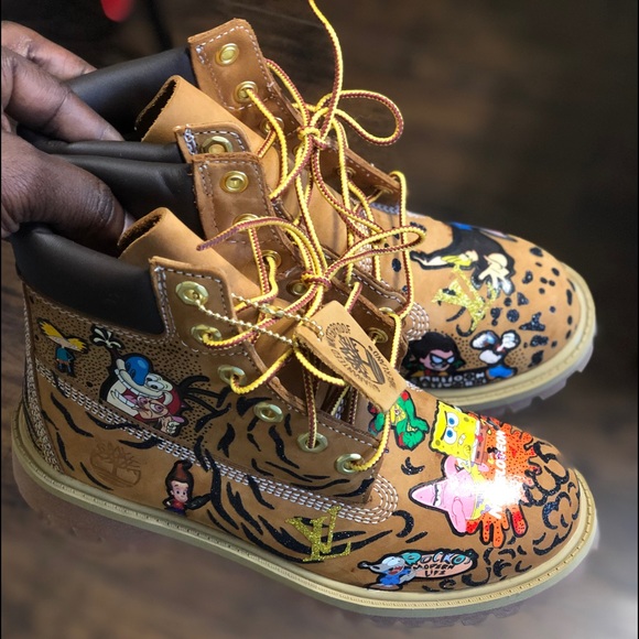 Timberland | Shoes | Custom Kids Timbs By Carlos Zannetta Clothing ...